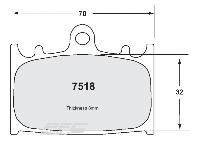 7518 • PFC Brakes - Performance Friction